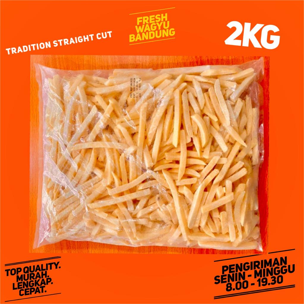Jual TRADITION KENTANG GORENG CURAH 11MM IMPORT STRAIGHT CUT 2KG ...