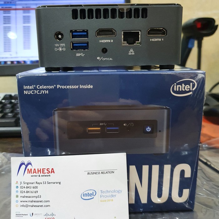 Jual MINIPC INTEL NUC 7CJYH | SSD 120GB | RAM 8GB DDR4 2666MHZ | NUC7CJYH | Shopee Indonesia