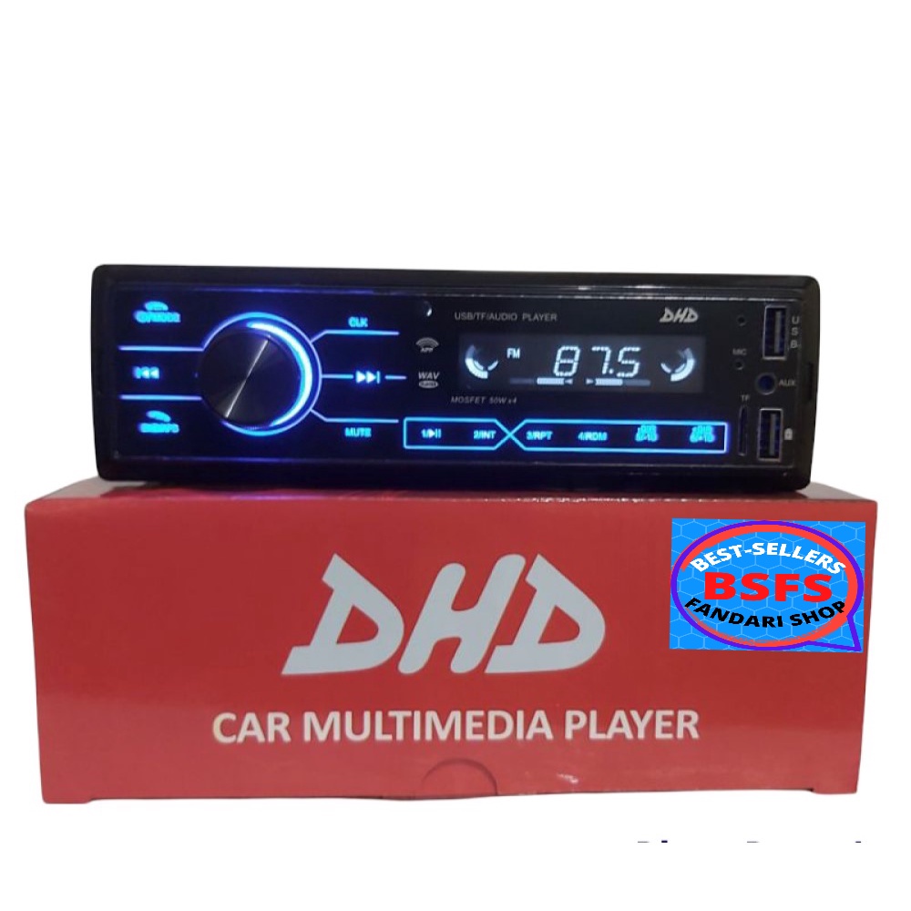Jual tape mobil bluetooth DHD audio head unit single din tip perumahan ...