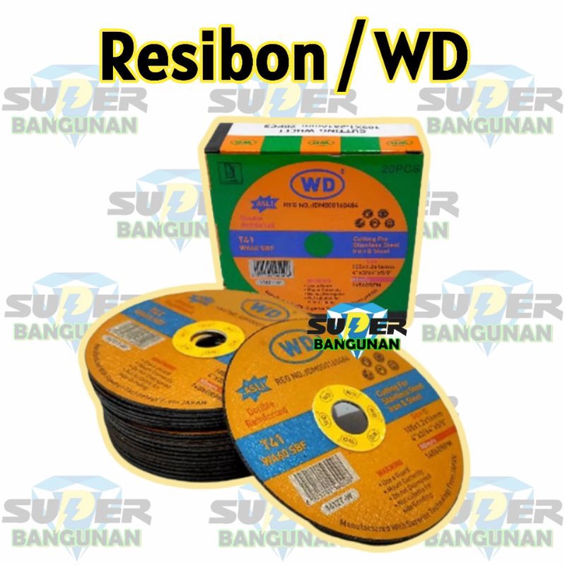 Jual Resibon WD potong (cutting wheels/mata gerinda) | Shopee Indonesia