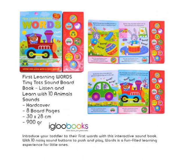 Jual Igloo Sound Book / First Learning Words Tiny Tots Sound Book ...