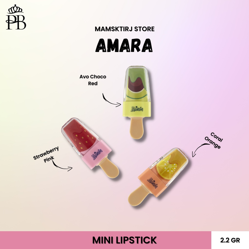 Jual AMARA MINI LIPSTICK 2,2GR | Shopee Indonesia