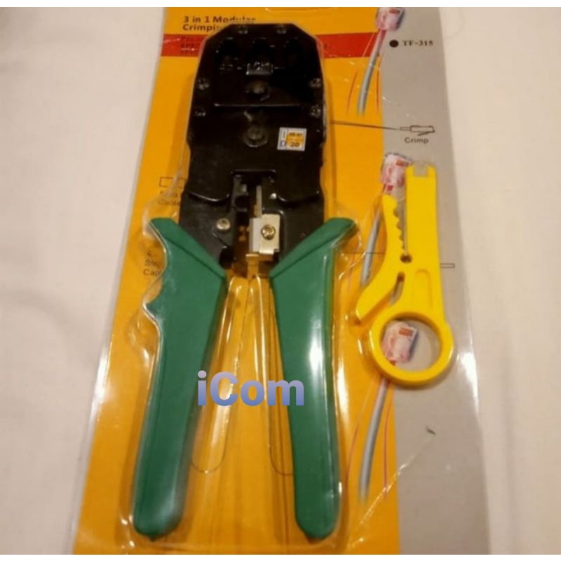 Jual Tang Crimping RJ45 Tang Pemotong Kabel Lan Cat 5 Cat 6 Indonesia ...