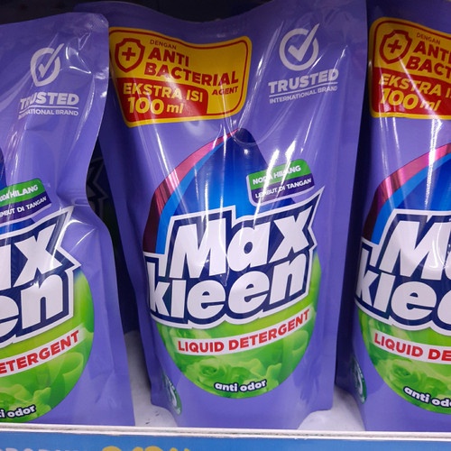 Jual MAX KLEEN Liquid Detergent Pouch 600ml | Shopee Indonesia