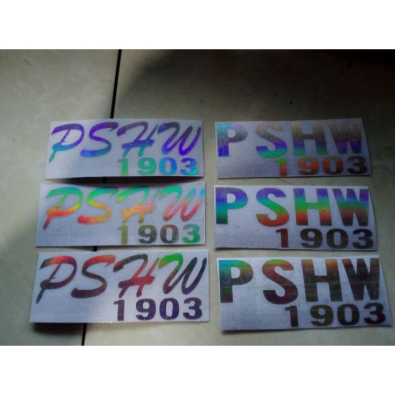 Jual stiker pshw hologram timbul | Shopee Indonesia