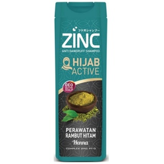 Jual Shampoo Zinc Hijab anti dandruff untuk rambut hitam 170 ml ...