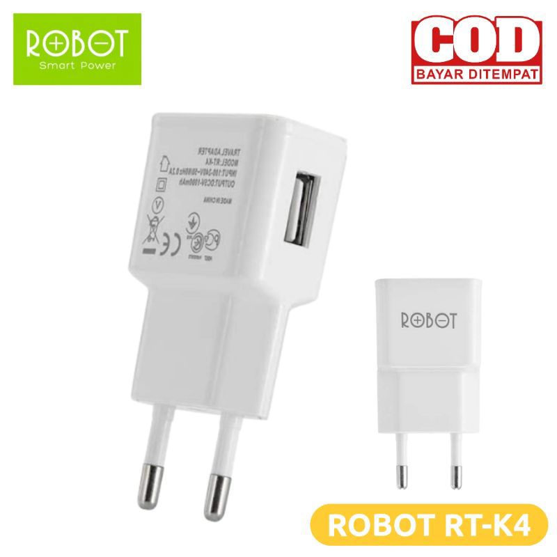 Jual BATOK CHARGER ROBOT RT-K4 - ADAPTOR CHARGER ROBOT RT-K4 1USB ...