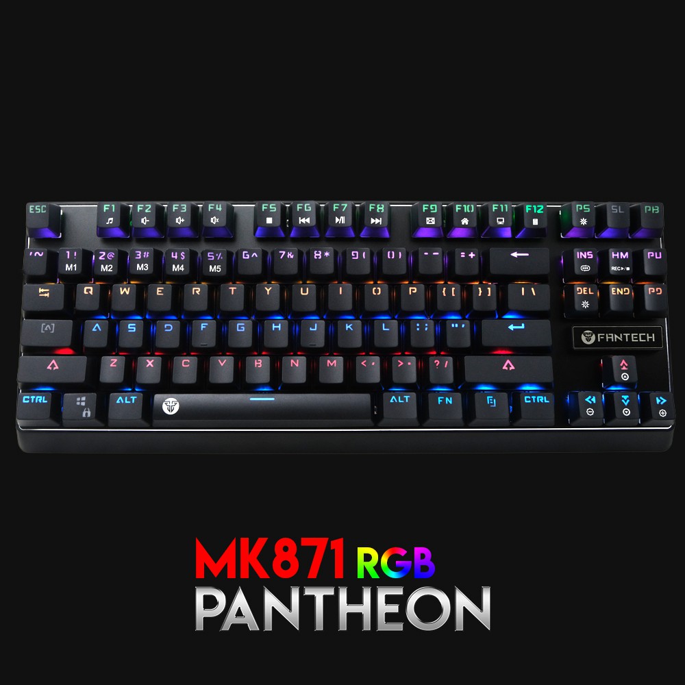Jual KEYBOARD FANTECH GAMING PANTHEON MECHANICAL MK871 (NEW RGB EDITION ...