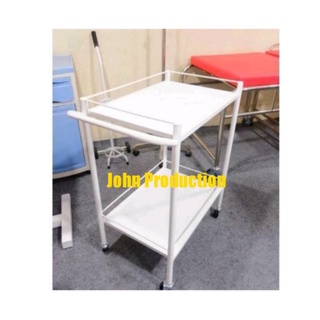 Jual Trolley Instrumen 2 Rak Meja Troli instrumen pasien Berkualitas ...