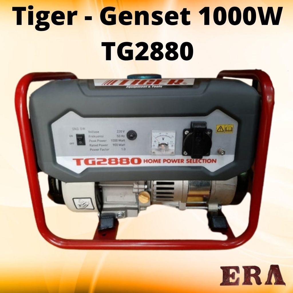 Jual Tiger- Genset 1000W TG 2880 Generator Lampu 4Tak Listrik 4 Tak ...