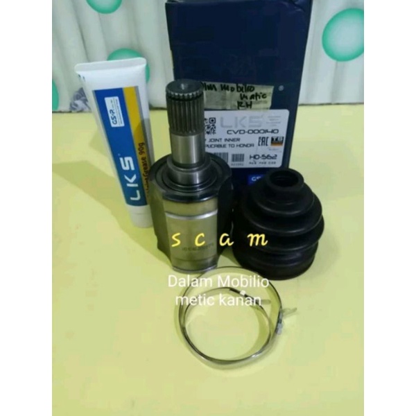 Jual cv joint dalam as roda depan bagian dalam kanan mobilio matic metik | Shopee Indonesia