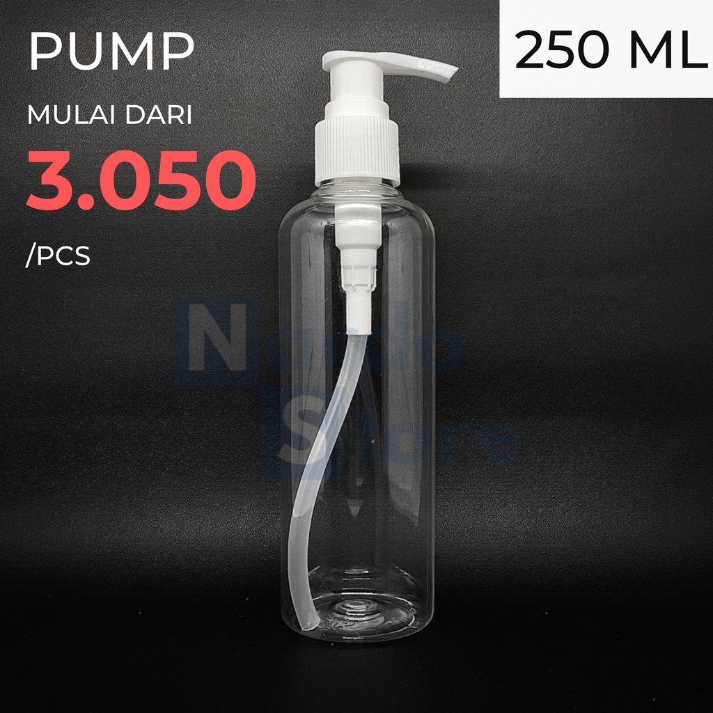 Jual Botol PET Pump 250ml Tebal Handsoap, Hand Sanitizer, Sabun Cuci Tangan | Shopee Indonesia