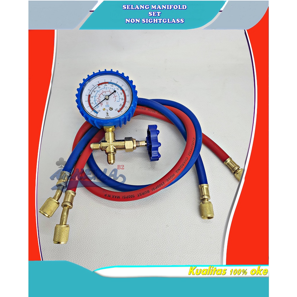 Jual [ SATU SET ] SINGLE MANIFOLD | MANIFOLD SET + SELANG | SELANG ...