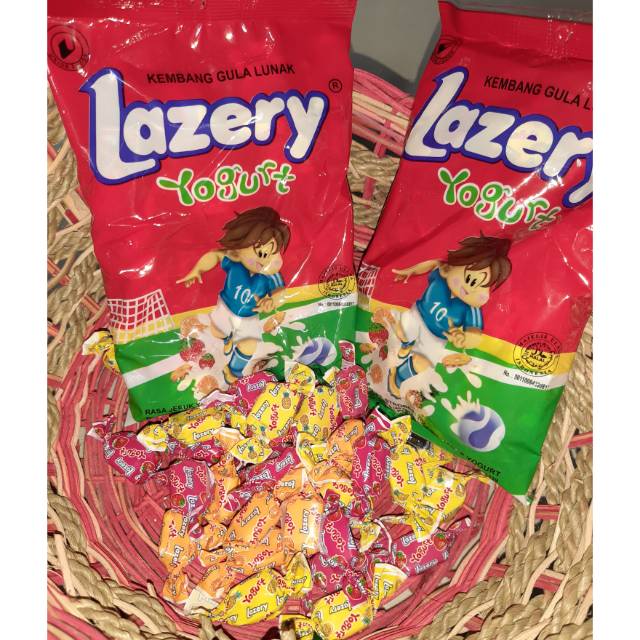 Jual Permen Lazery Yogurt 1 pack isi 40 butir Indonesia|Shopee Indonesia