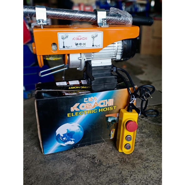 Jual ELECTRIC HOIST MINI HOIST KATROL LISTRIK KATROL KOBACHI 125/250 KG ...