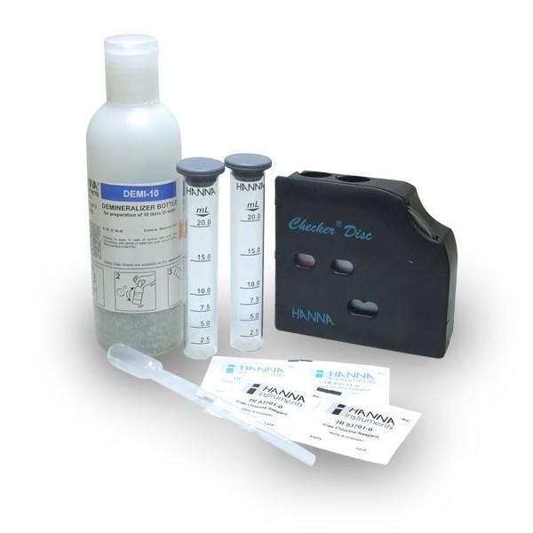 HANNA HI38017 Free and Total Chlorine Test Kit (Low and Medium Range ...