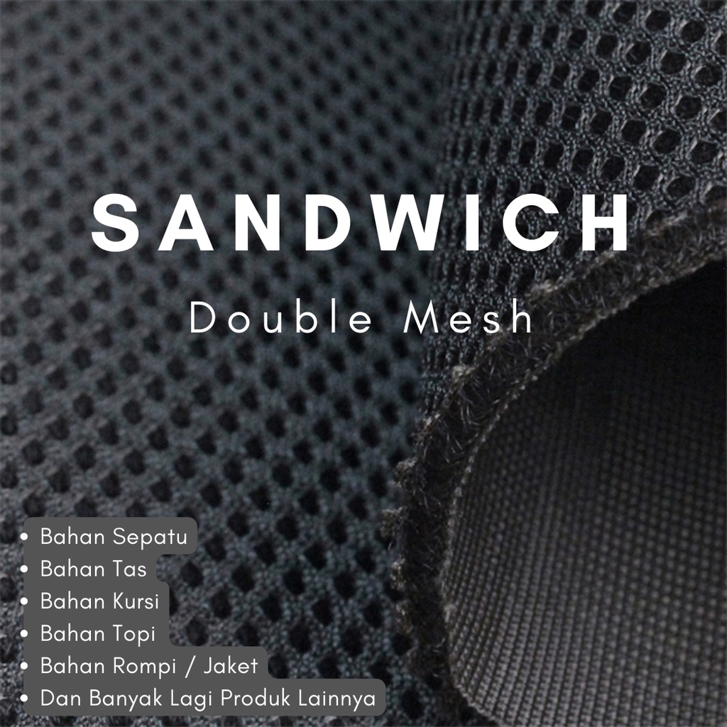 Jual Bahan Kursi Bahan Rompi Kain Bahan Jala Double Mesh Dobelmes Bahan ...