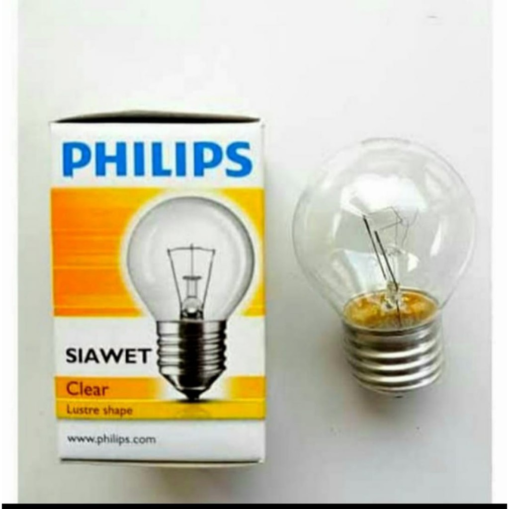 Jual Lampu Pijar Philips 15 watt 15w dop philips siawet | Shopee Indonesia