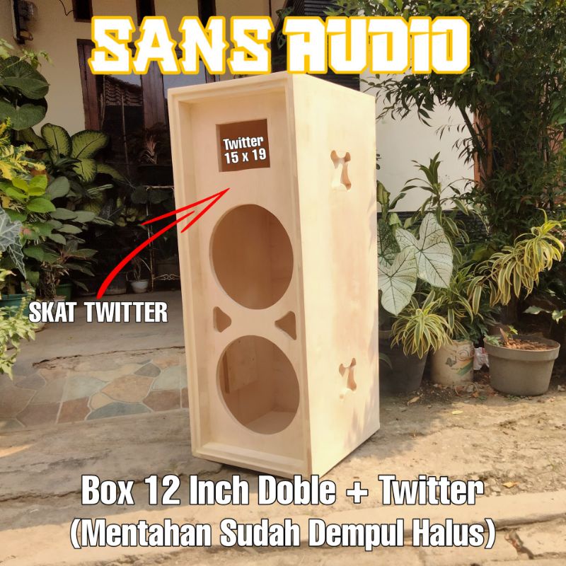 Jual Box speaker 12 inch doble plus twiter | Shopee Indonesia