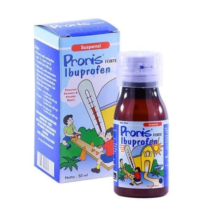Jual Proris Suspensi Forte 50ml Rasa Strawberry / Ibuprofen / Penurun ...