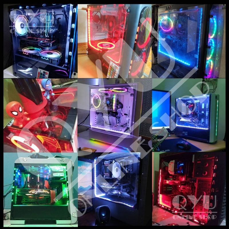 Jual LAMPU KOMPUTER LAMPU PC LAMPU MOD LED KOMPUTER MOD PCB MOLEX MALE ...