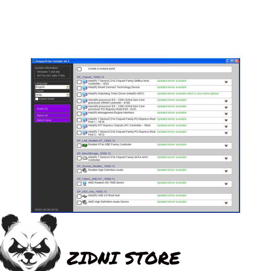 Jual SOFTWARE APLIKASI SWA356 SNAPPY DRIVER INSTALLER UPDATE USB ...