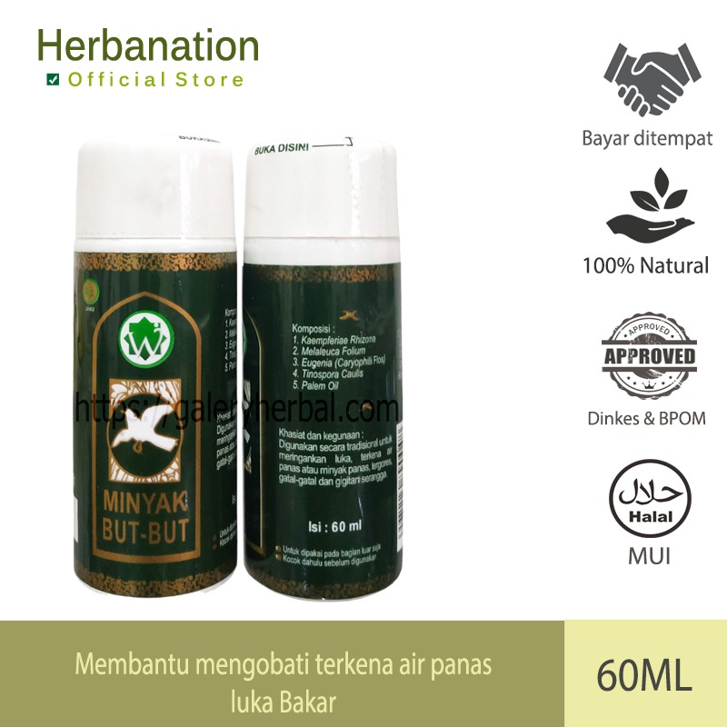 Jual Minyak But But Original 60 ml herbar yang memiliki banyak khasiat ...