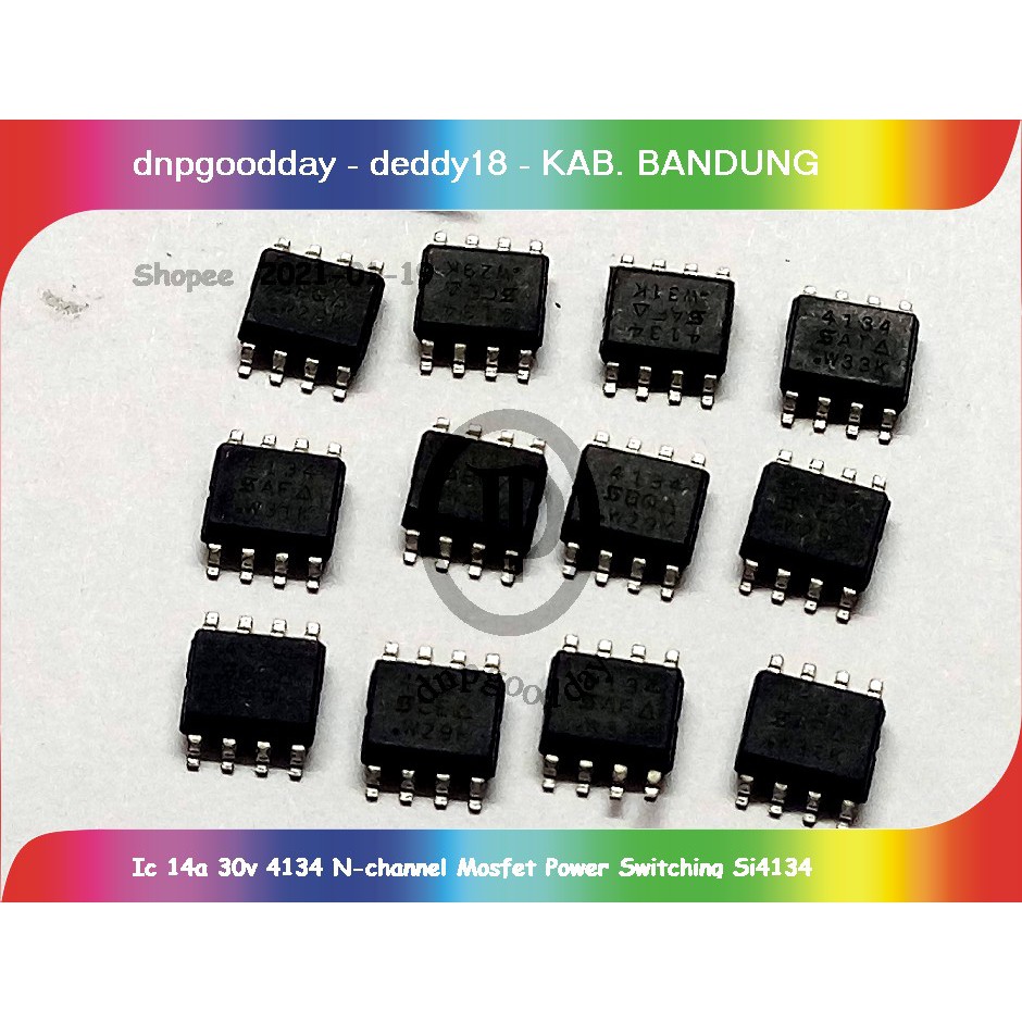 Jual Ic 14a 30v 4134 N-channel Mosfet Power Switching Si4134 Indonesia|Shopee Indonesia
