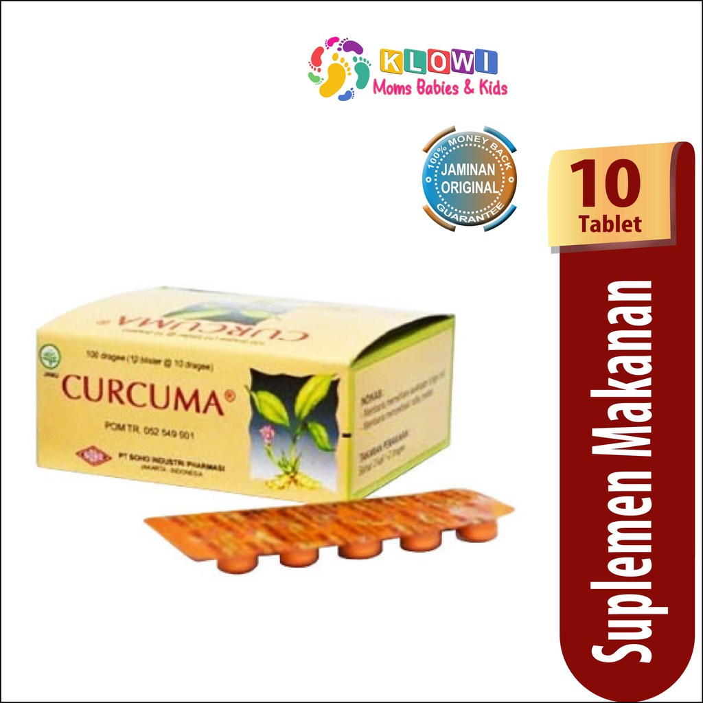 Jual Curcuma Dragee 1 Blister @10 Tablet Obat Herbal Penambah Nafsu ...