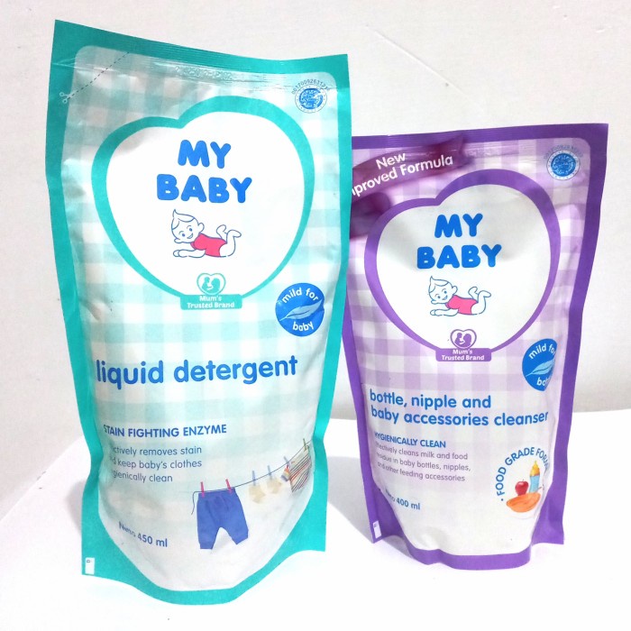 Jual My Baby Liquid Detergent 450ml Refill - Deterjen Pakaian / My Baby ...