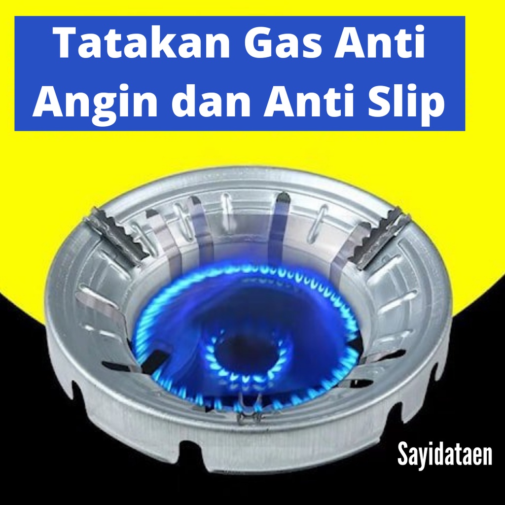 Jual Tatakan Kompor Gas Portable Pelindung Gas Anti Angin Anti Slip ...
