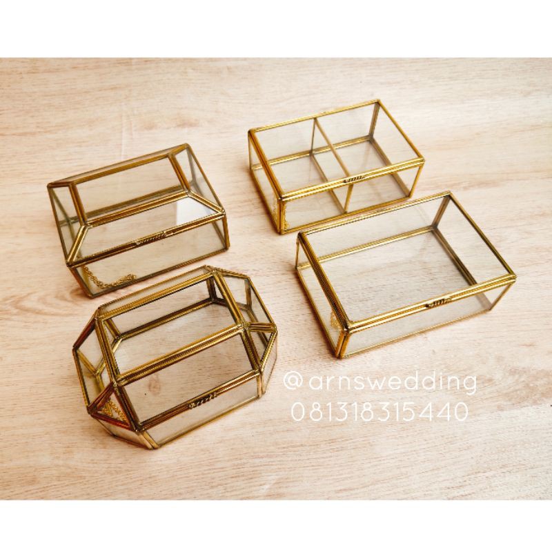 Jual Glass Box / Terrarium / Box Kaca / Kotak Cincin / Kotak Mahar ...