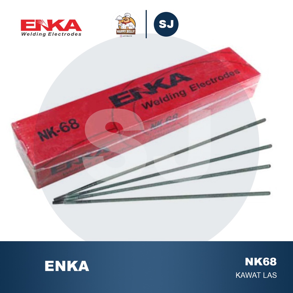 Jual KAWAT LAS LISTRIK WELDING ELECTRODES ELEKTRODA ENKA NK 68 NK68 3,2 MM | Shopee Indonesia