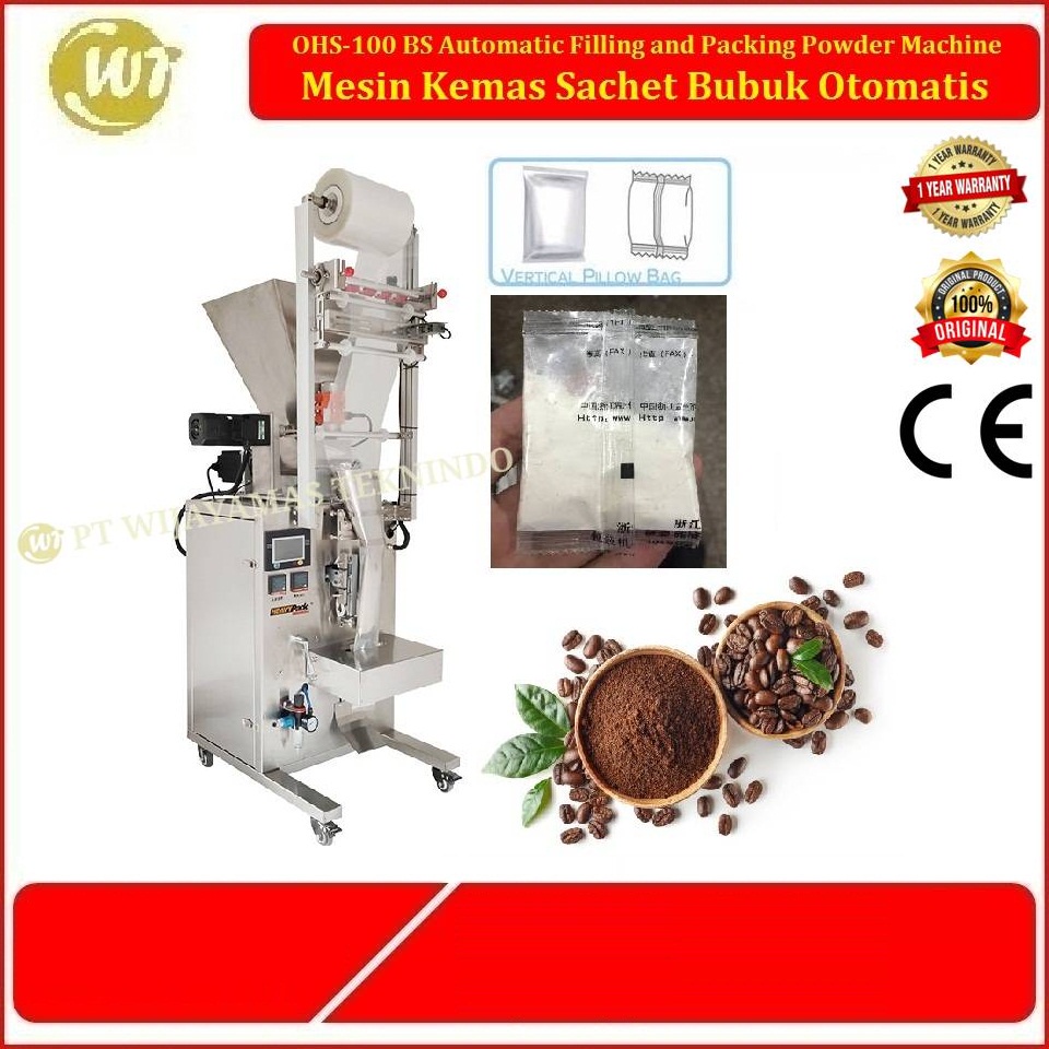 Jual OHS-100 BS Automatic Filling and Packing Powder Machine - Mesin ...