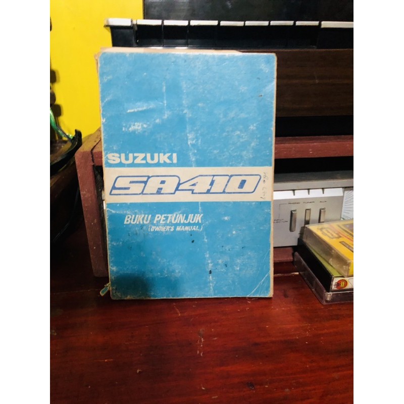 Jual manual book suzuki sa410 / buku petunjuk suzuki sa410 | Shopee ...