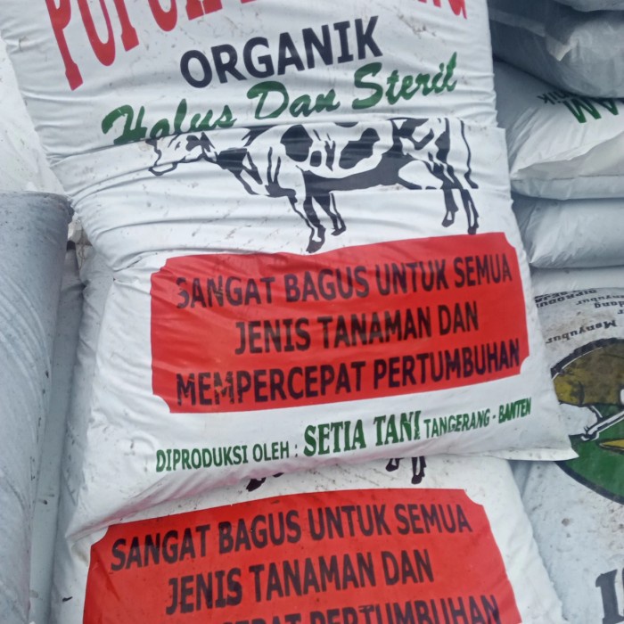 Jual Pupuk Kandang Organik Sapi Grosir Pondokgede Indonesia|Shopee ...
