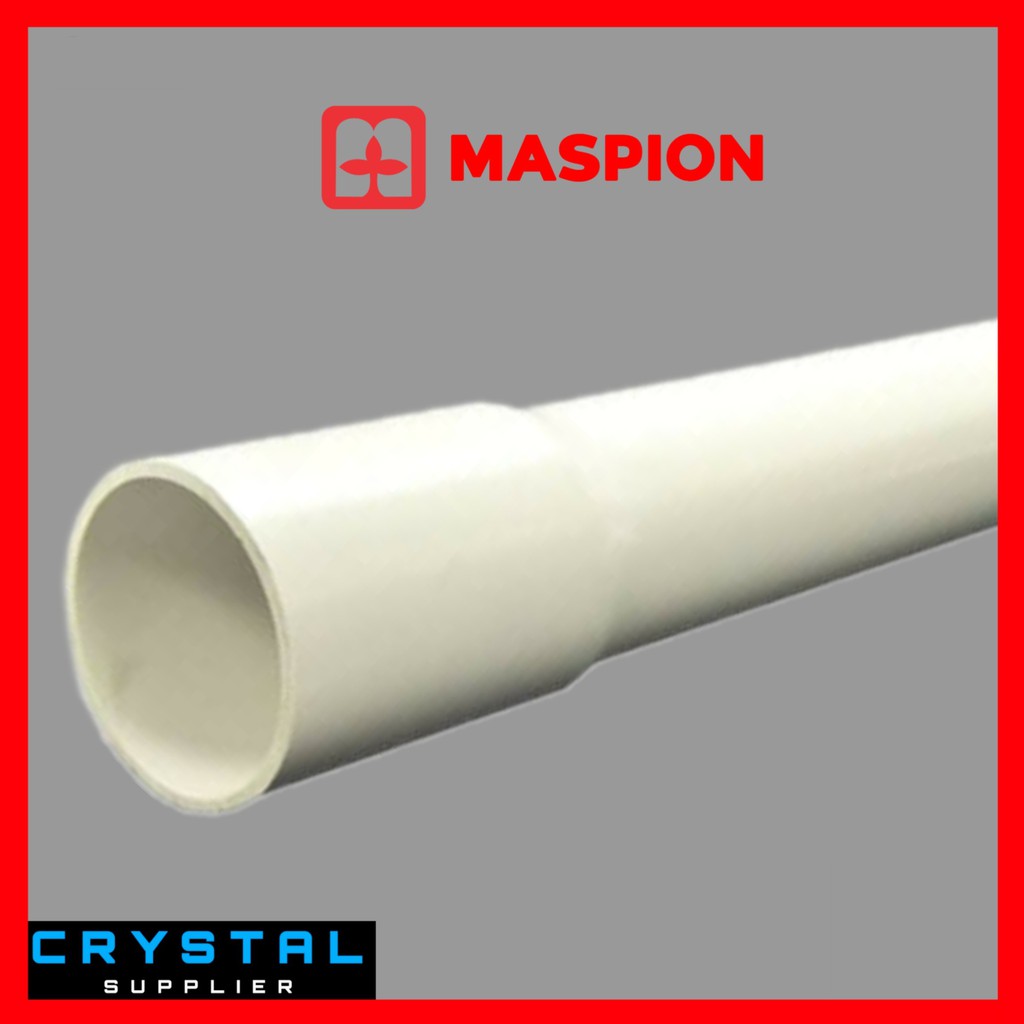 Jual PIPA PVC MASPION 3/4" inch PUTIH STD AW / Pralon Standard 4 meter ...