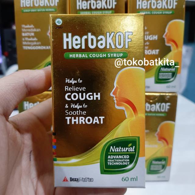 Jual [BISA COD] HERBAKOF 60ML / SIRUP OBAT BATUK HERBAL ALAMI ...