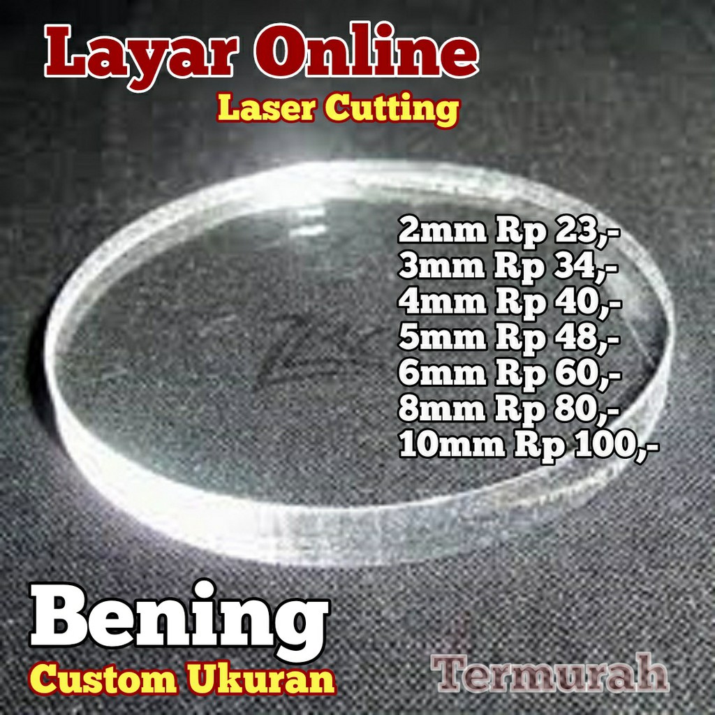 Jual Acrylic Custom Bulat - Lingkaran - Diameter Akrilik LaserCut Indonesia|Shopee Indonesia