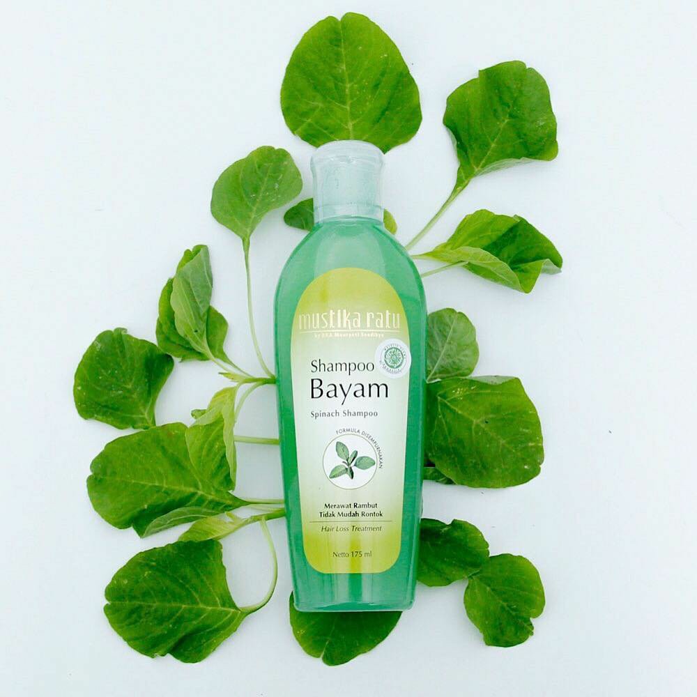 Jual Mustika Ratu Shampoo Bayam, daun waru, daun landep, merang [175 ml ...