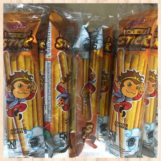 Jual NISSIN MINI STICK BISKUIT 10pcs (BUNGKUS KUNING MONKEY) | Shopee ...