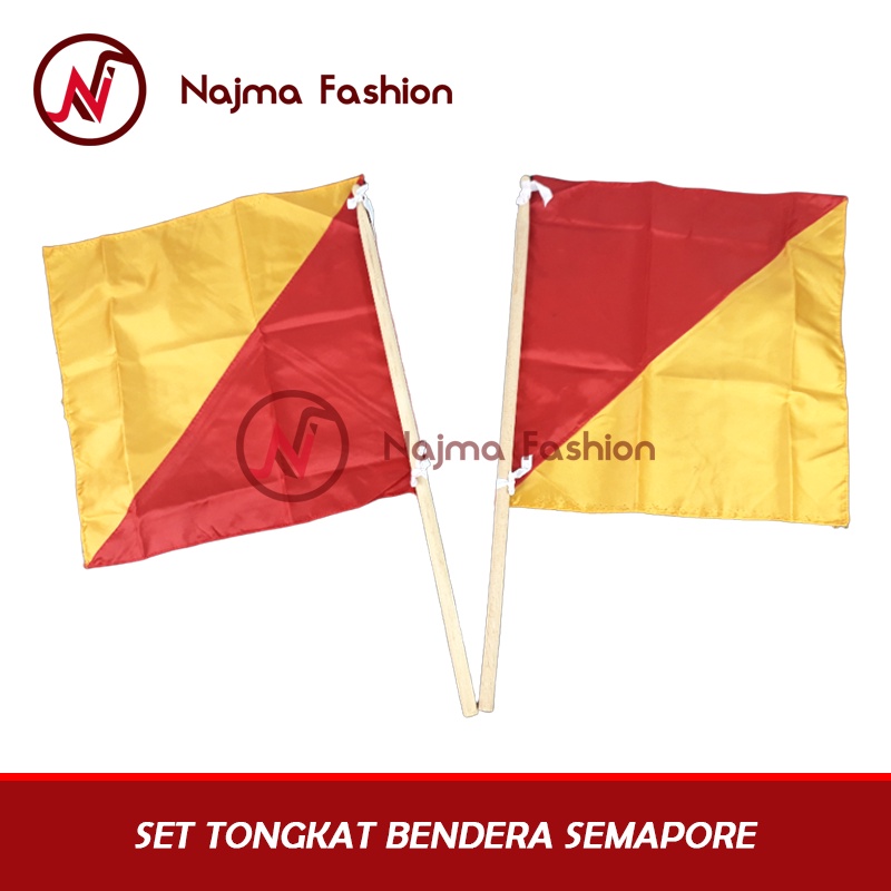 Jual N360-Set Tongkat Bendera Semapor Pramuka/Bendera semapur/Bendera ...