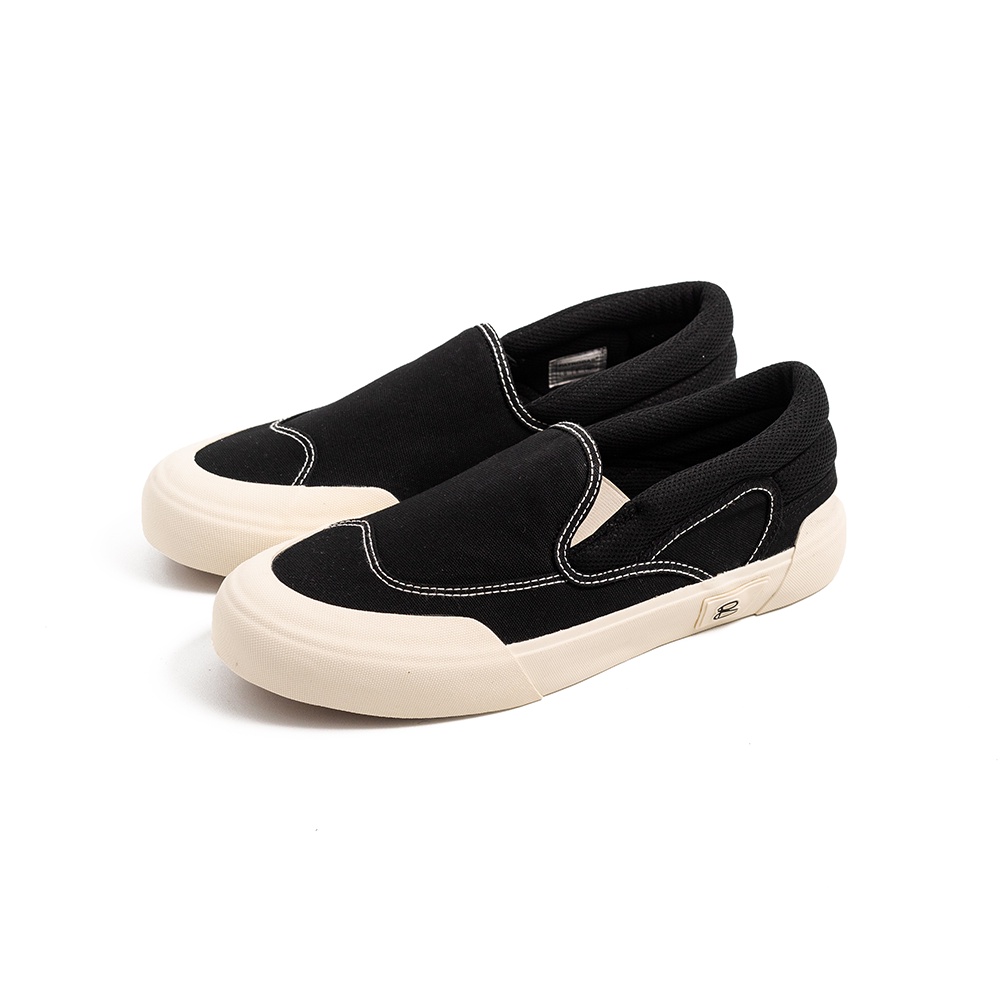 Jual Patrobas Cloud Slip On Black White | Shopee Indonesia
