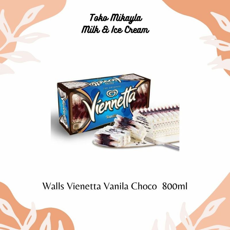 Jual Walls Viennetta Vanila Choco 800ml | Shopee Indonesia