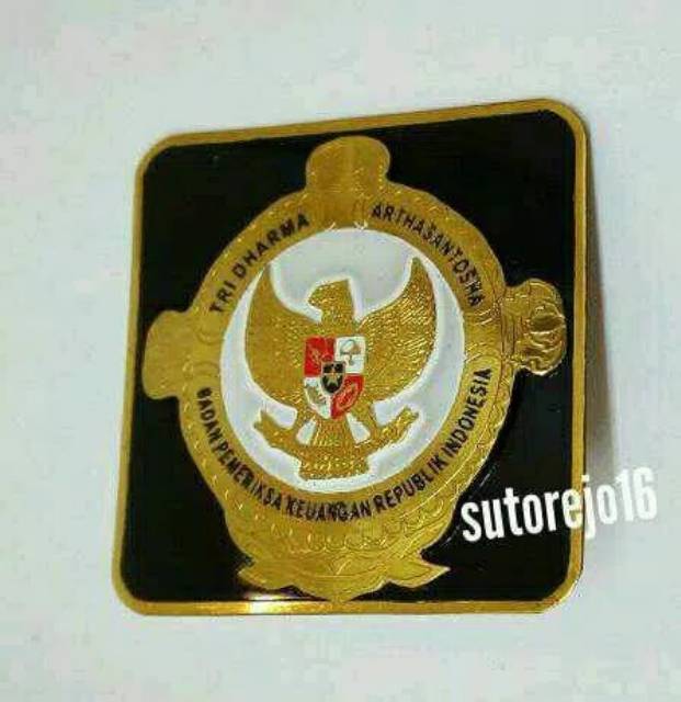 Jual Emblem peneng plat nomor kecil logo bpk ri badan pemeriksa ...