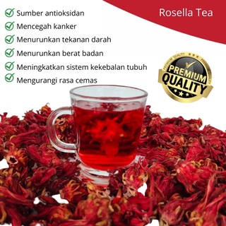Jual bunga rosella merah kering panen baru kemasan 500g | Shopee Indonesia