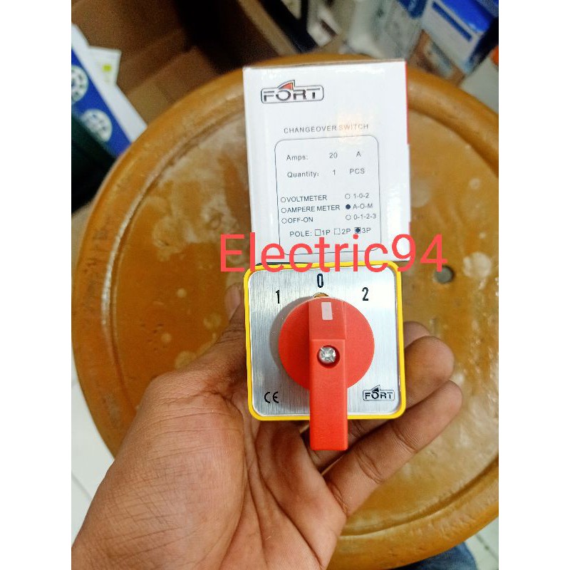 Jual Rotary Switch SFT20-3-3 SA16 1-0-2 3P Fort Selector Saklar Putar | Shopee Indonesia