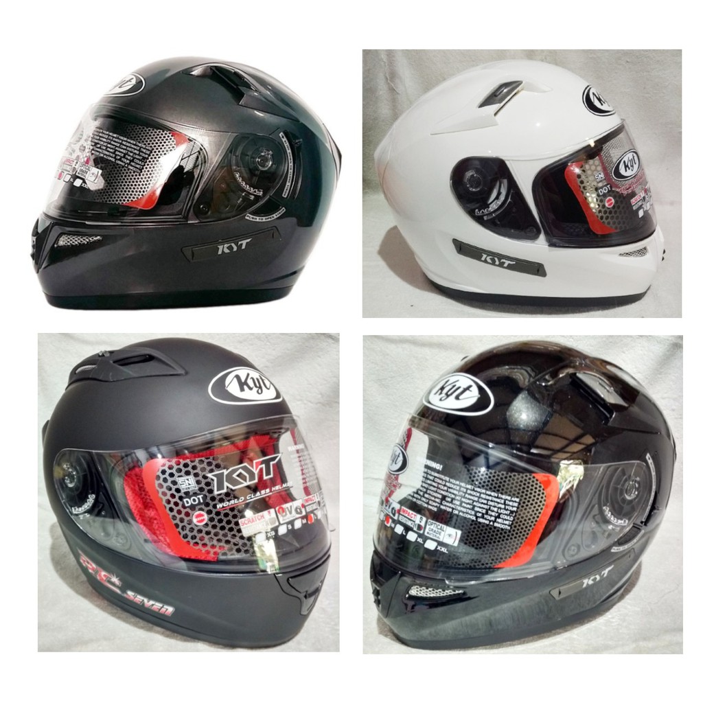 Jual Helm KYT K2 Rider Solid Full Face Double Visor Original | Shopee ...