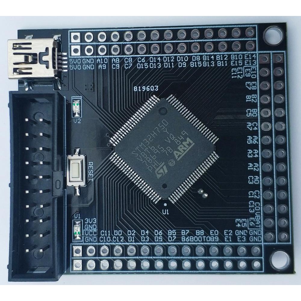 Jual STM32H7 development board STM32H743VIT6 H750VBT6 minimum system board core board adapter ...