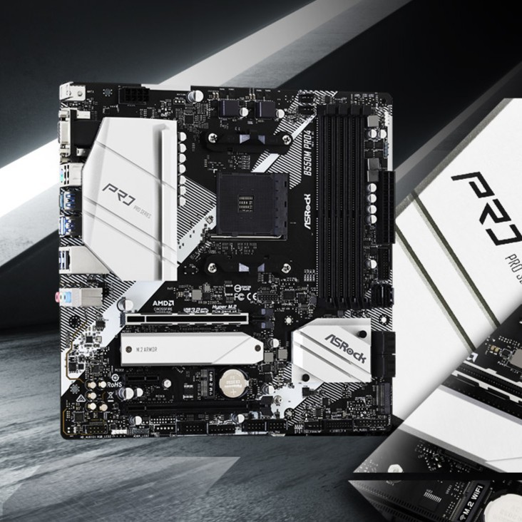 Jual ASROCK B550M PRO4 AMD AM4 MOTHERBOARD | Shopee Indonesia